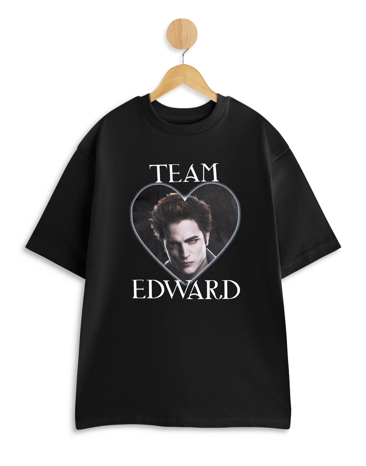 Twilight Team Edward Womens Black T-Shirt — Vanilla Underground