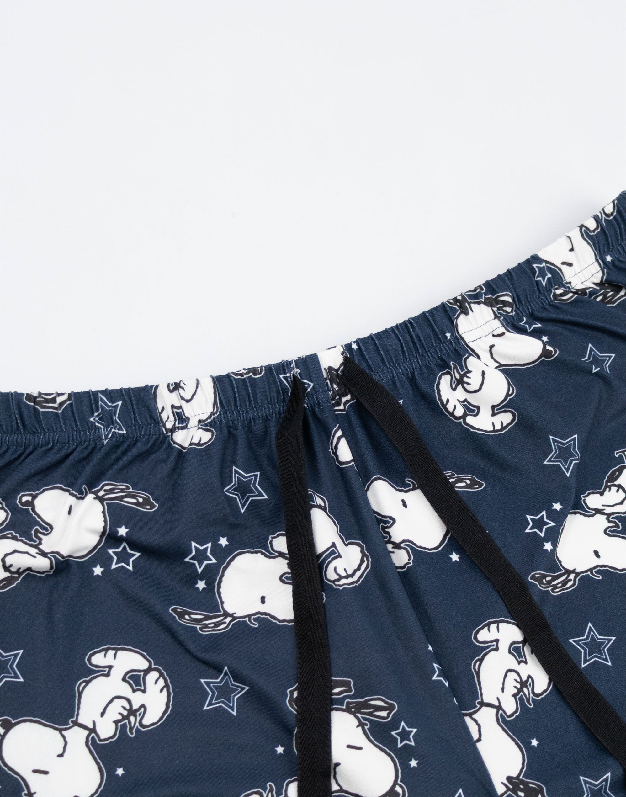 Peanuts Snoopy Womens Navy Long Sleeve Long Leg Pyjama Set — Vanilla ...