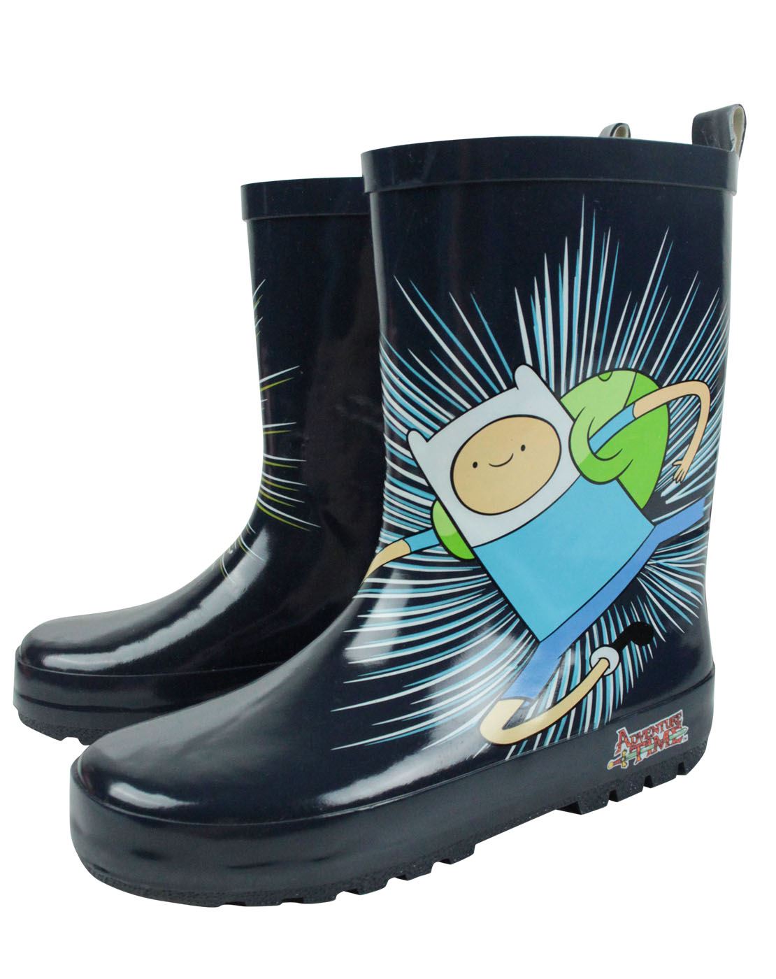 Adventure Time Boys Blue Wellington Boots without Handles — Vanilla ...