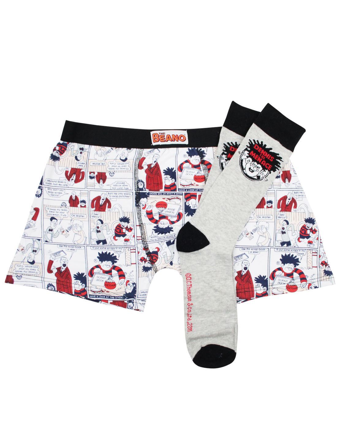 Beano Boxer Shorts And Socks Set — Vanilla Underground