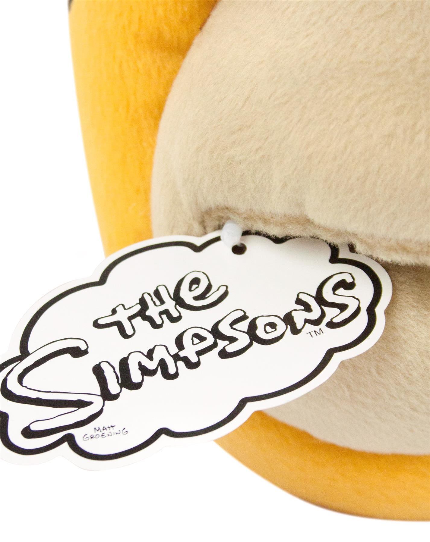 The Simpsons Homer Simpson Men's Plush Novelty 3D Slippers — Vanilla ...