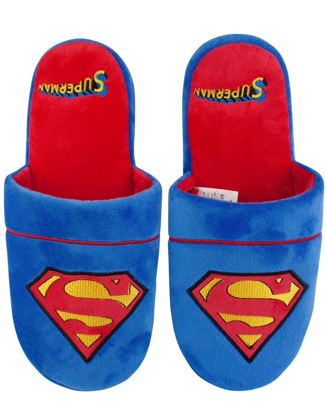 DC Comics Superman Slippers — Vanilla Underground