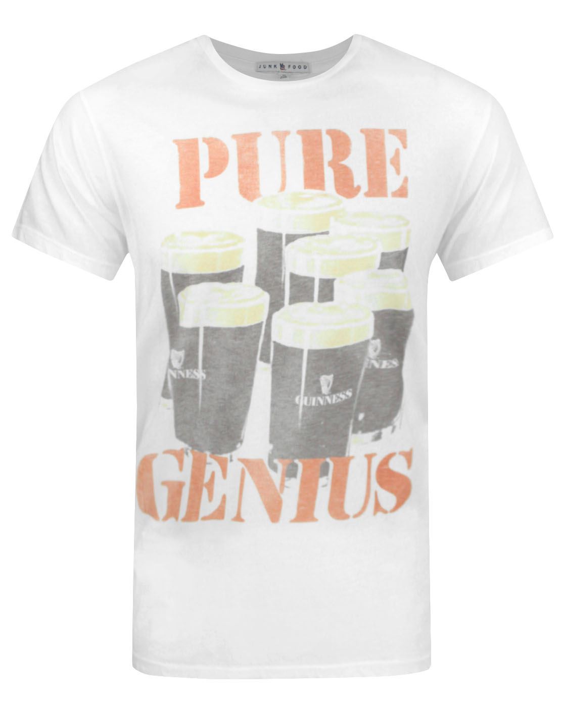 Junk Food Guinness Pure Genius Men's T-Shirt — Vanilla Underground