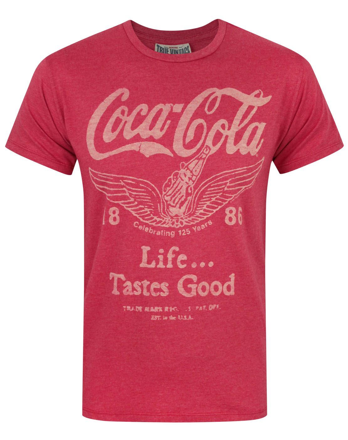 Junk Food Coca Cola Life Tastes Good Men's T-Shirt — Vanilla Underground