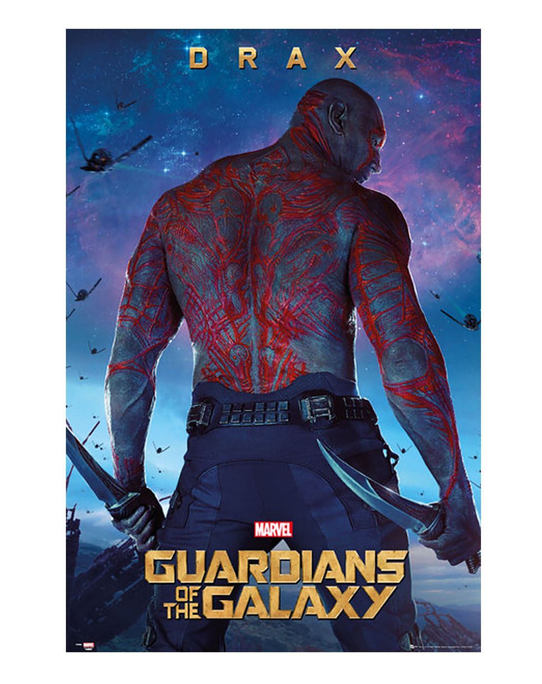 Guardians Of The Galaxy Drax Poster — Vanilla Underground