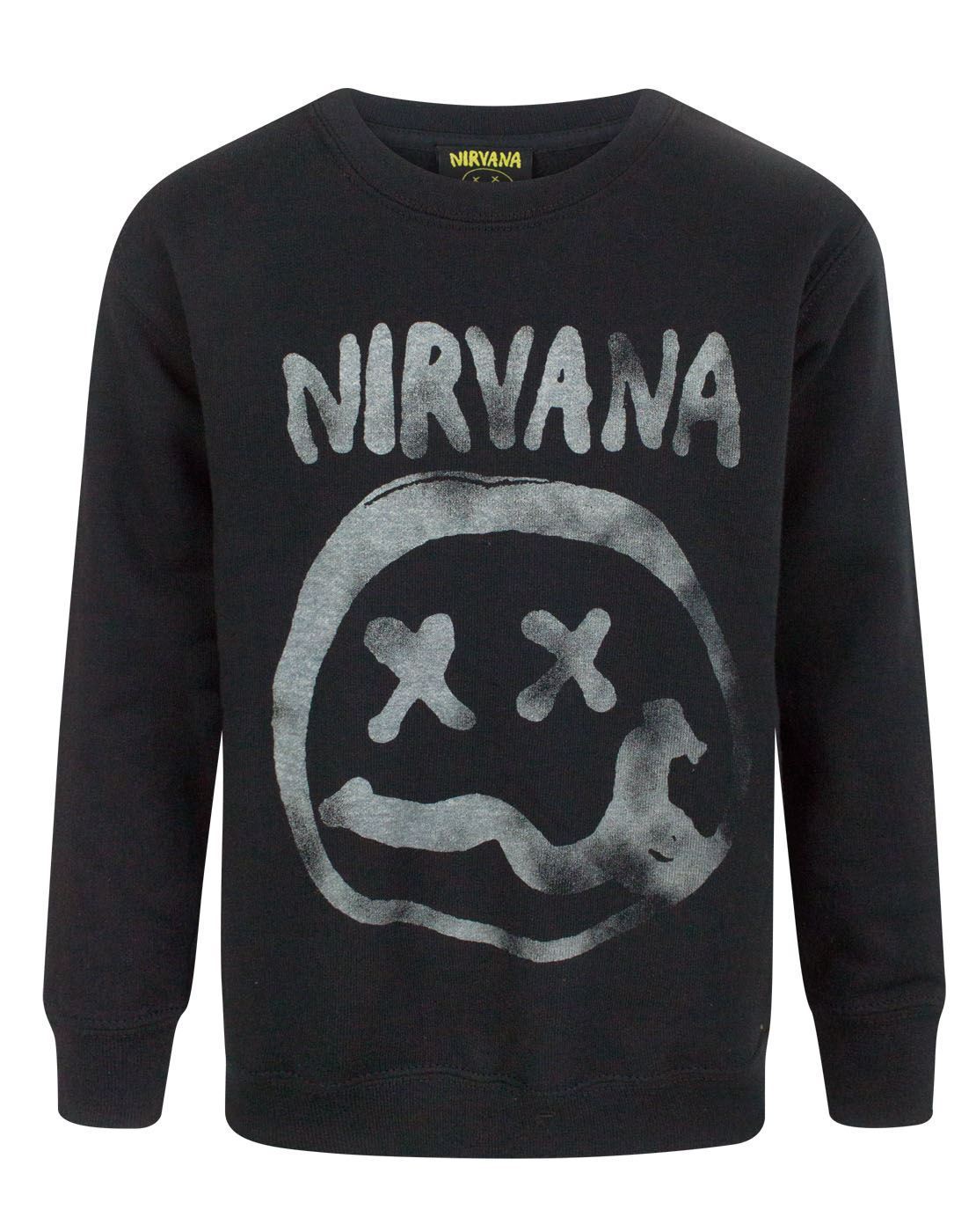 Nirvana Smiley Logo Boy's Sweatshirt — Vanilla Underground