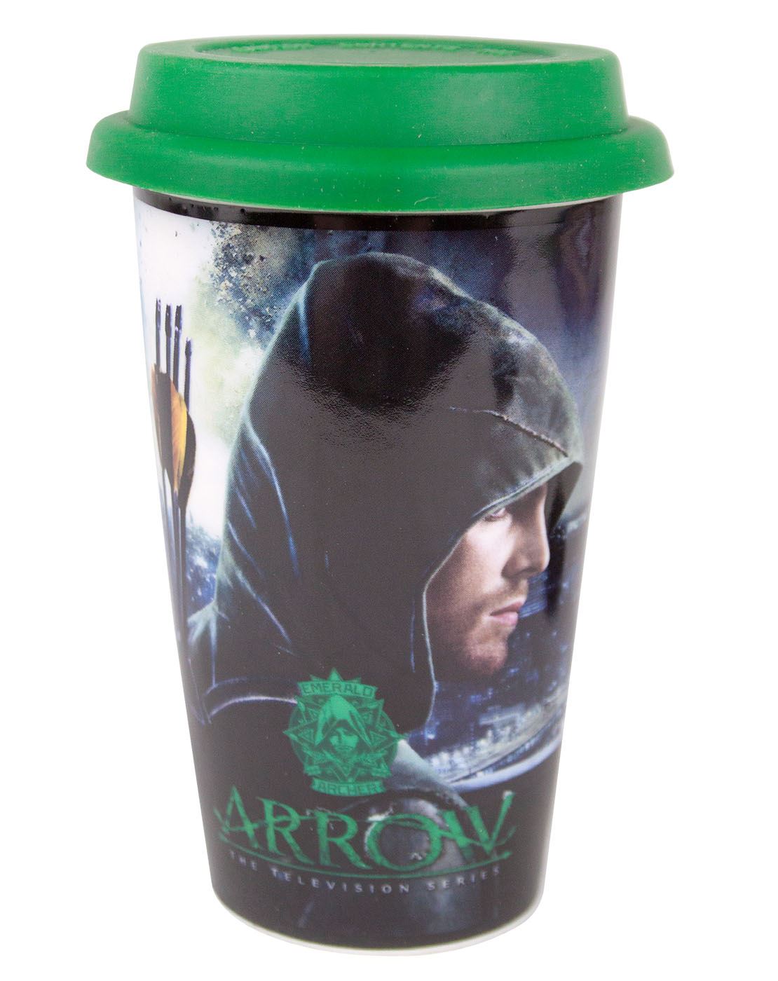 Arrow Ceramic Multi-Colour Travel Mug — Vanilla Underground
