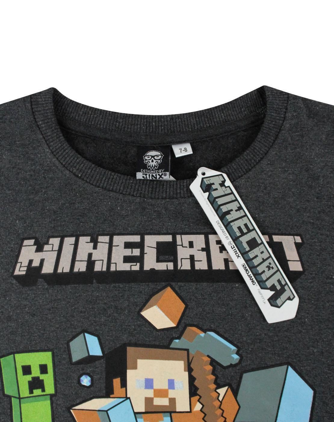 Minecraft Run Away Boy's Sweatshirt — Vanilla Underground