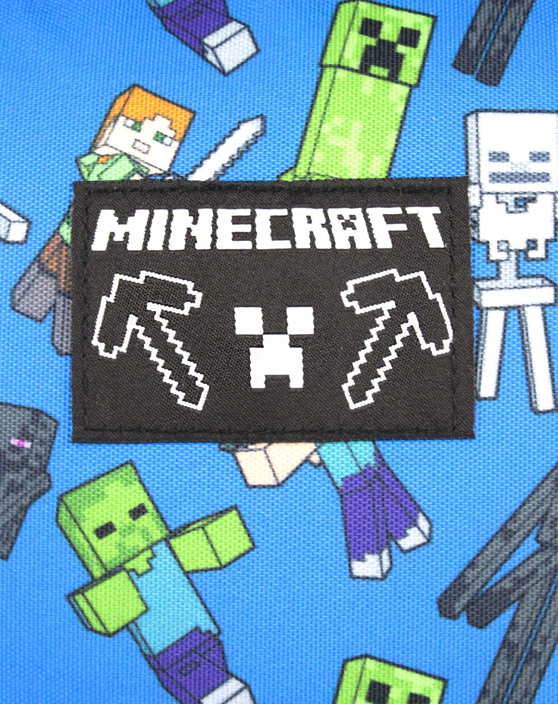 Minecraft Characters All Over Print Kids Blue Backpack — Vanilla ...