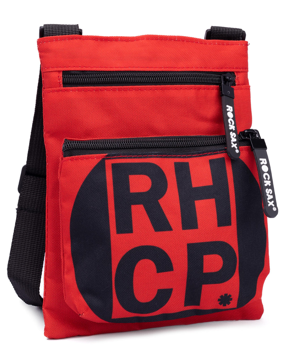 Rock Sax Red Hot Chili Peppers Red Square Body Bag — Vanilla Underground