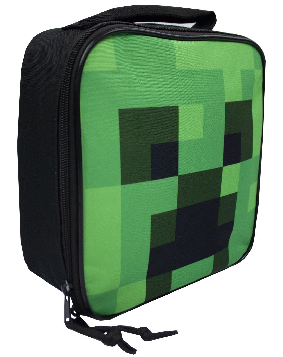 Minecraft Creeper Face Kids/Boys Lunch Box School Food Container Child ...