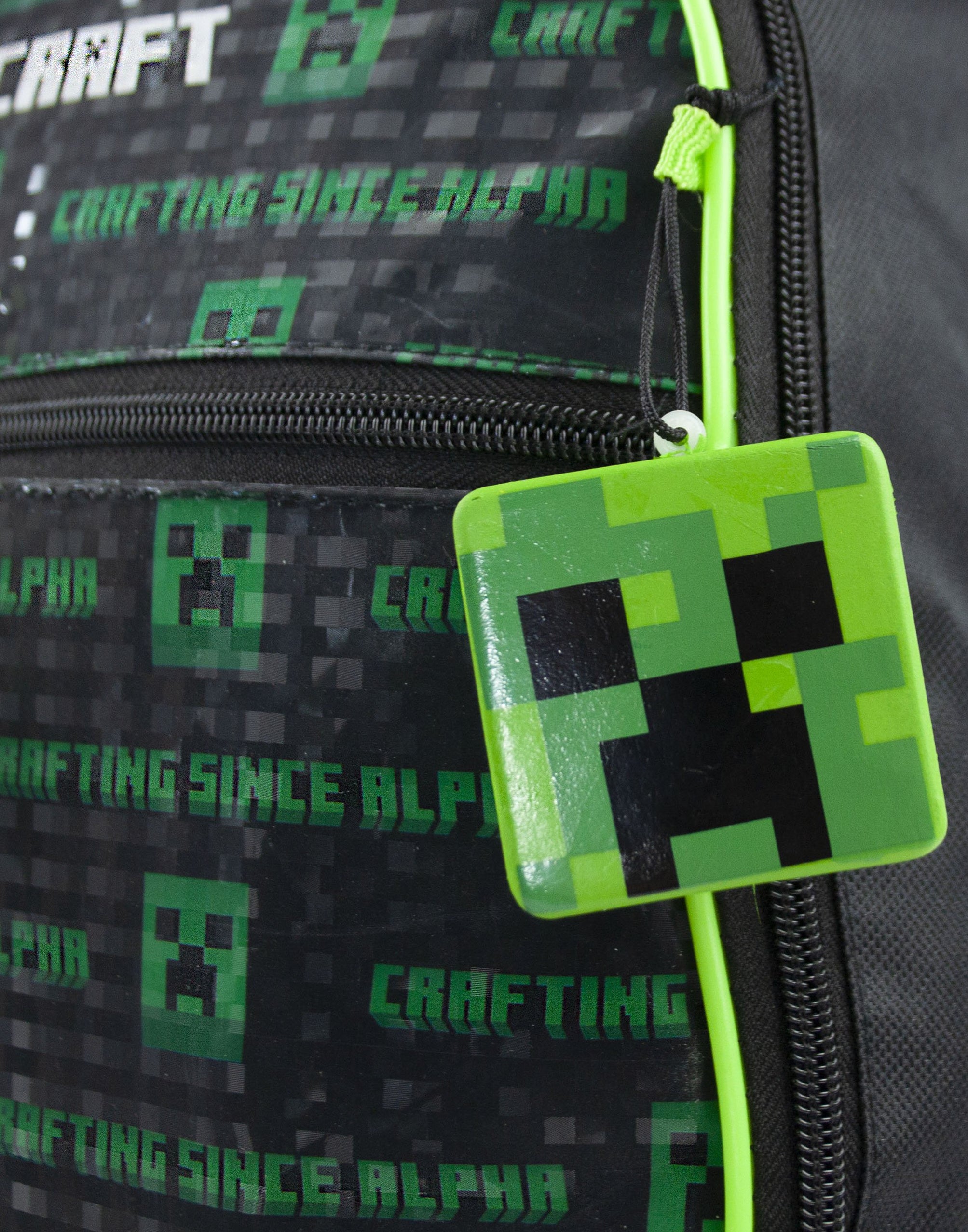 Minecraft Creeper 5 Piece Backpack Set Lunch Box Water Bottle Ice Pack ...