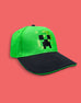 Minecraft Creeper Face Boys/Youth Snapback Baseball Cap — Vanilla ...