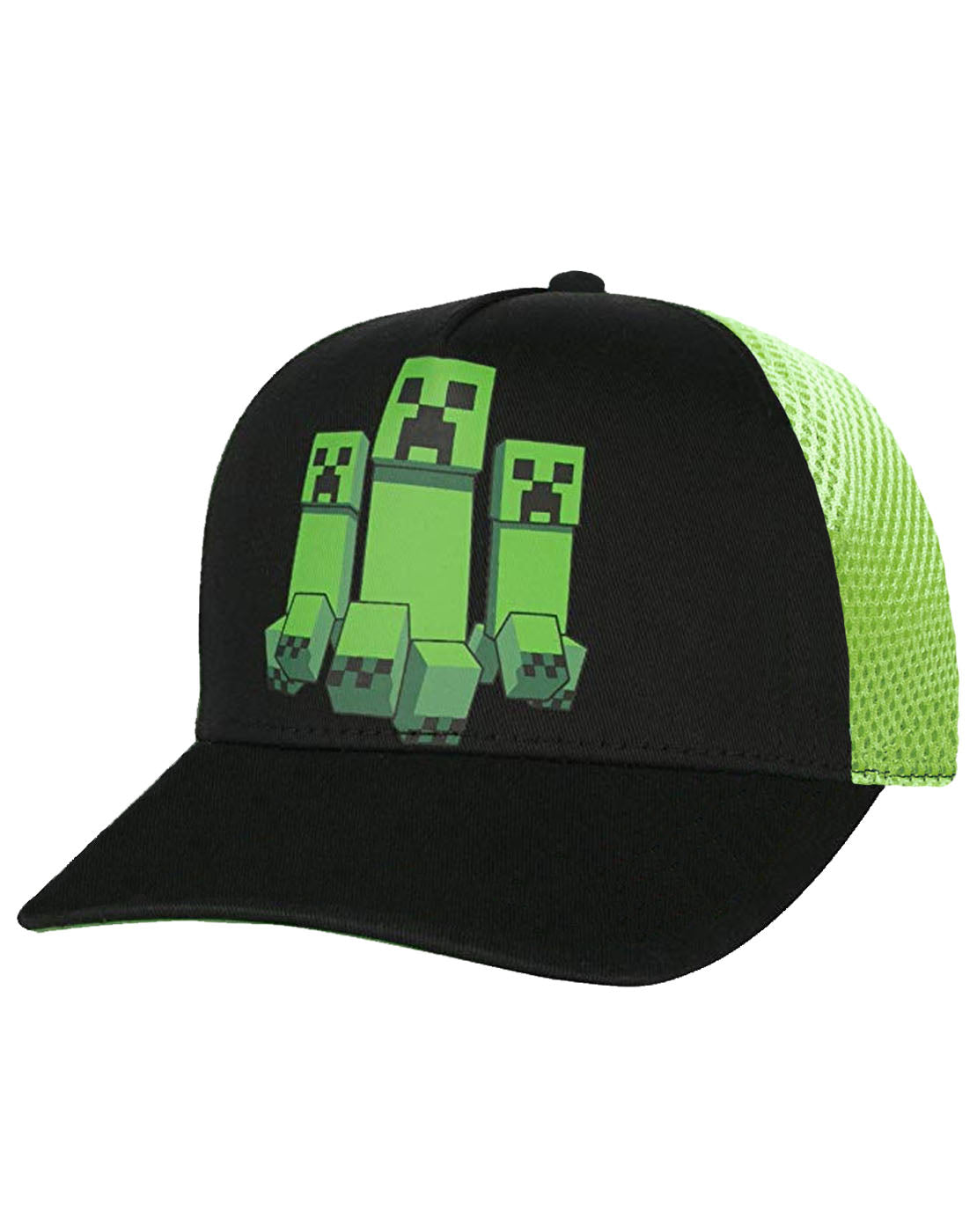 Minecraft Creeper Mesh Hat Boys/Youth Baseball Cap — Vanilla Underground