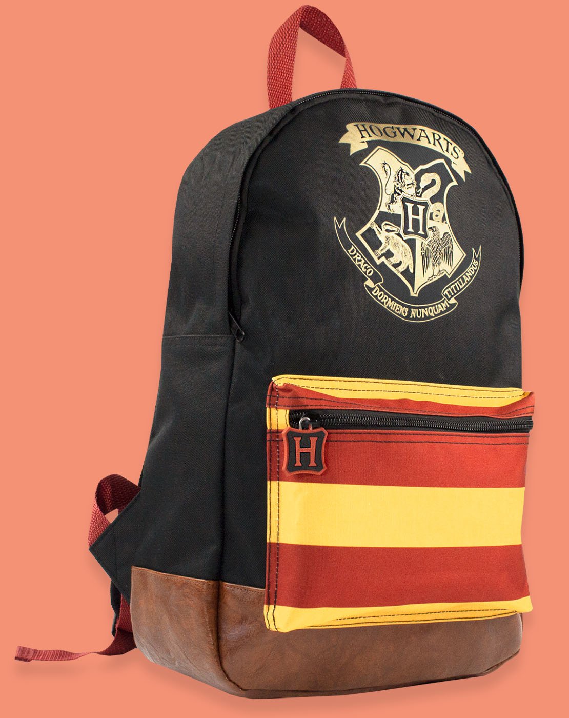 Harry Potter Hogwarts Crest Large Premium Backpack — Vanilla Underground