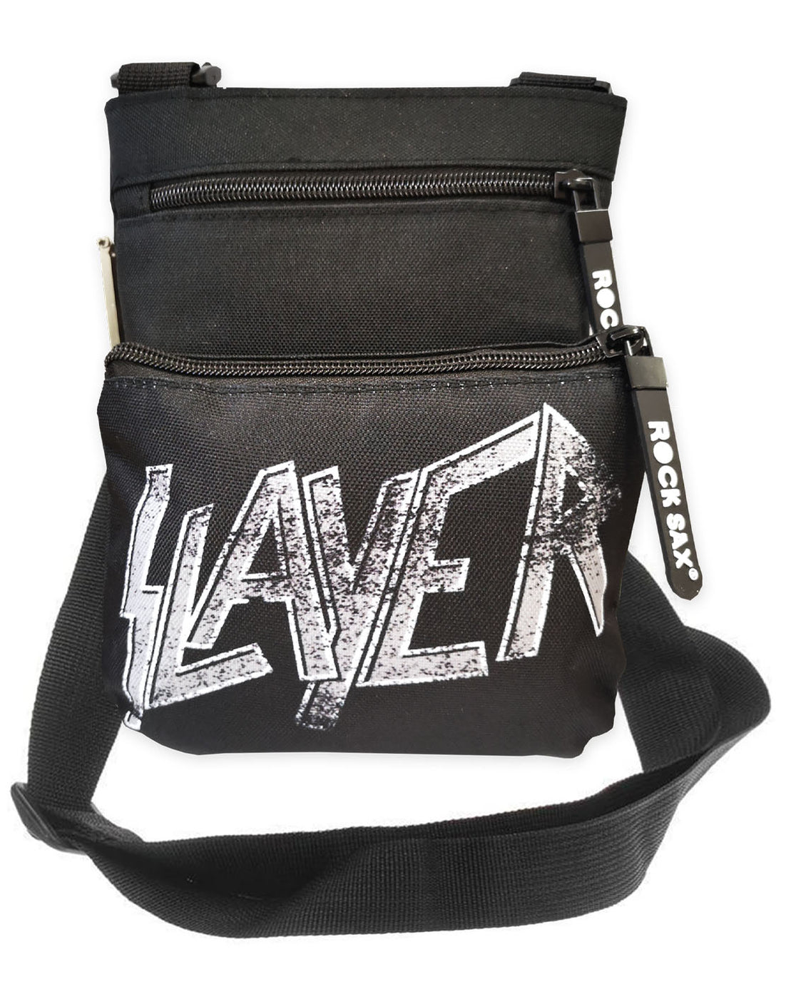 Rock Sax Slayer Distorted Logo Cross Body Bag Official Band Merch ...