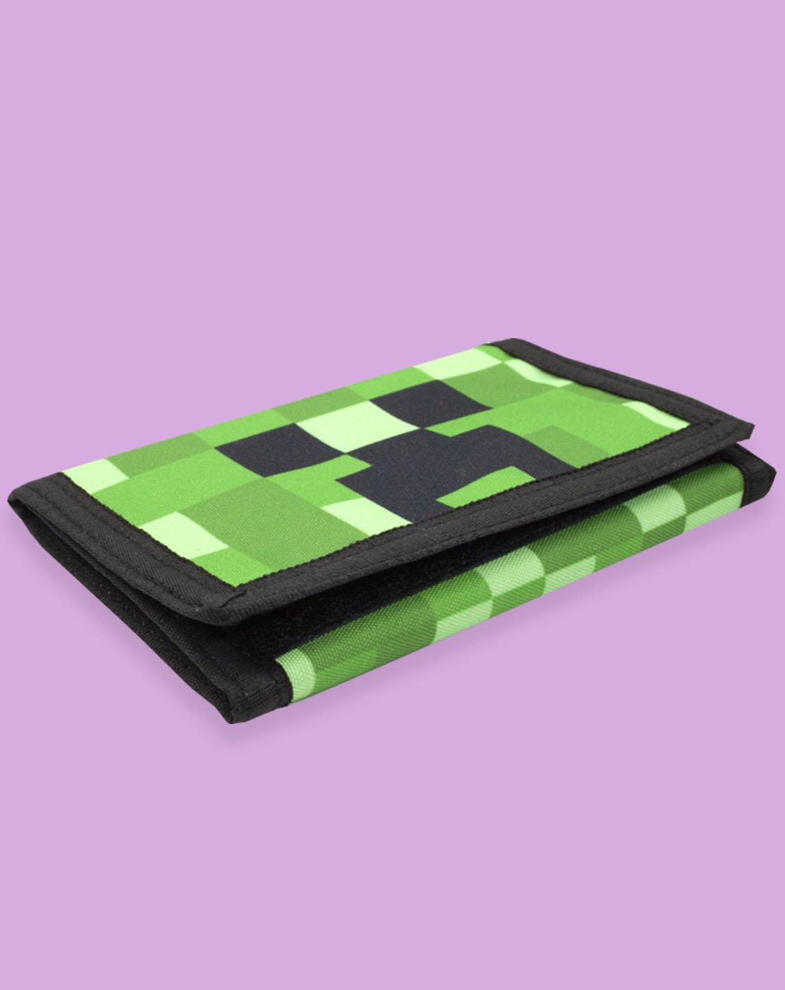 Minecraft Creeper Face Wallet 15cm x 10cm — Vanilla Underground