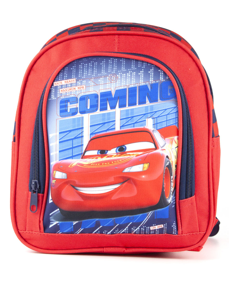 Disney Pixar Cars Lightning Mcqueen Kid's Red School Backpack — Vanilla ...