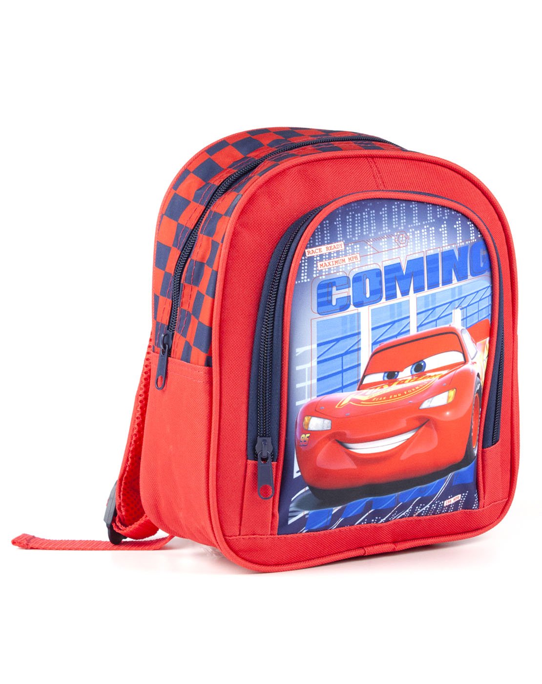 Disney Pixar Cars Lightning Mcqueen Kid's Red School Backpack — Vanilla ...
