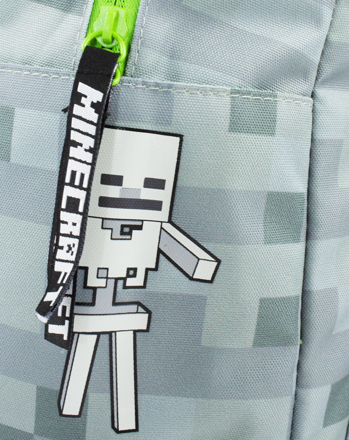 Minecraft Creeper Zombie Skeleton Breakthrough Backpack - Grey ...