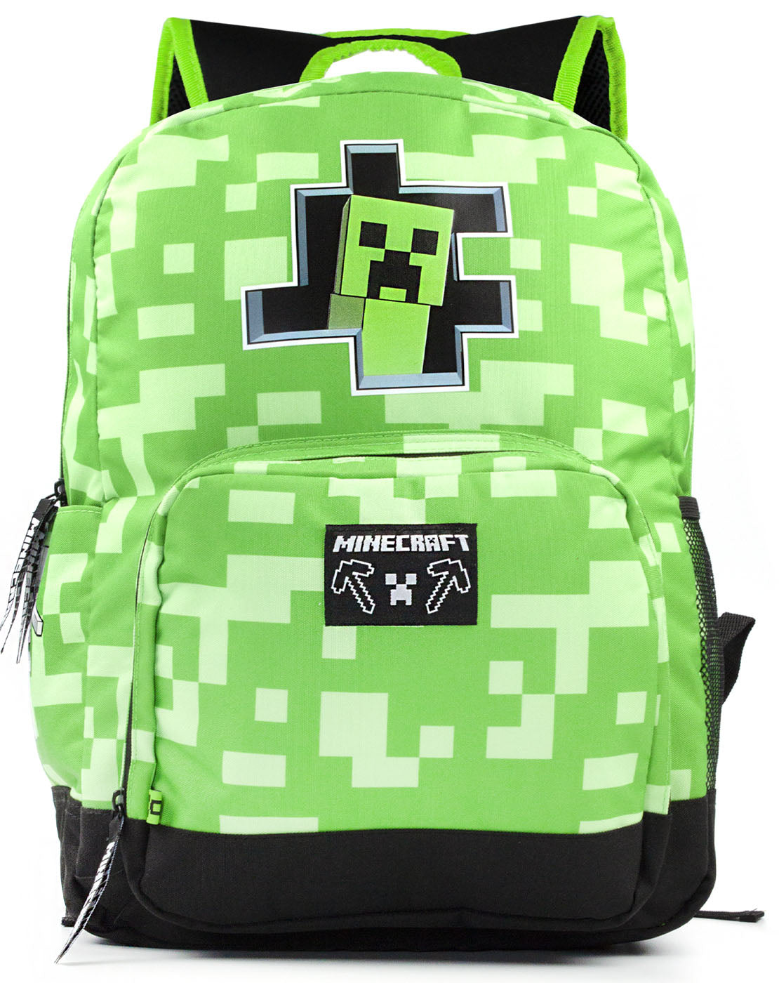Minecraft Creeper Inside Kids School Backpack - Green — Vanilla Underground