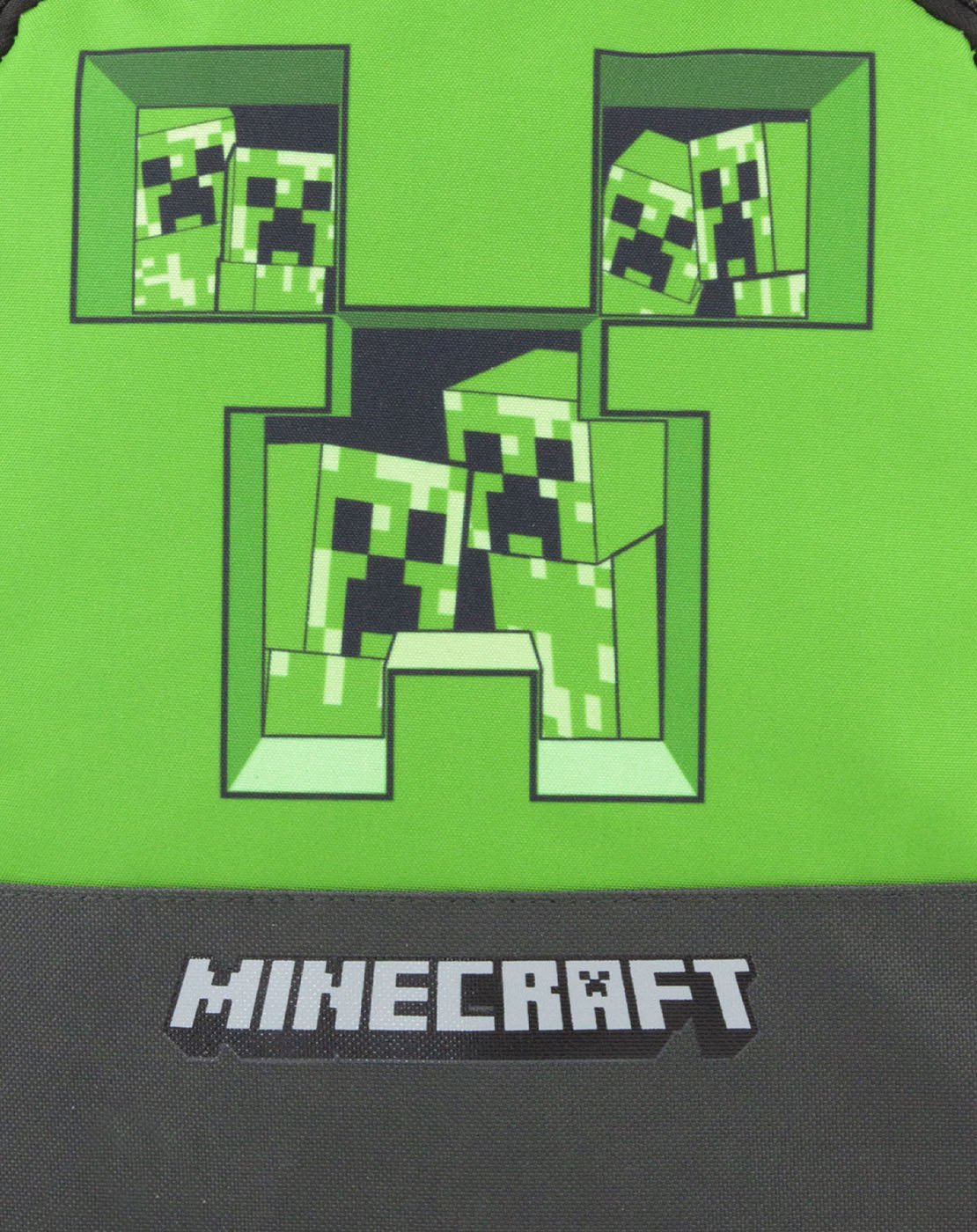 Minecraft Pixel Creeper School Backpack - Grey — Vanilla Underground
