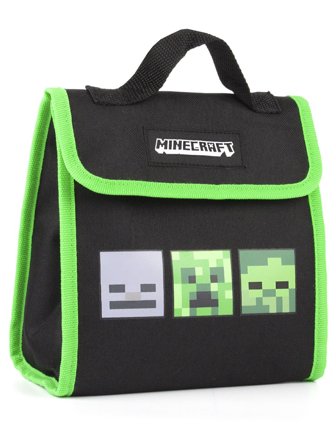 Minecraft Creeper 4 Piece Kids School Backpack Set - Green — Vanilla ...
