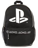 PlayStation Logo Black Stylish Gamer Backpack 16" — Vanilla Underground