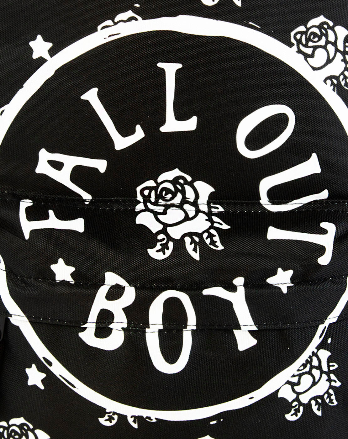 Fall Out Boy Backpack Rock Sax Rose Stamp Music Merchandise Rucksack B ...