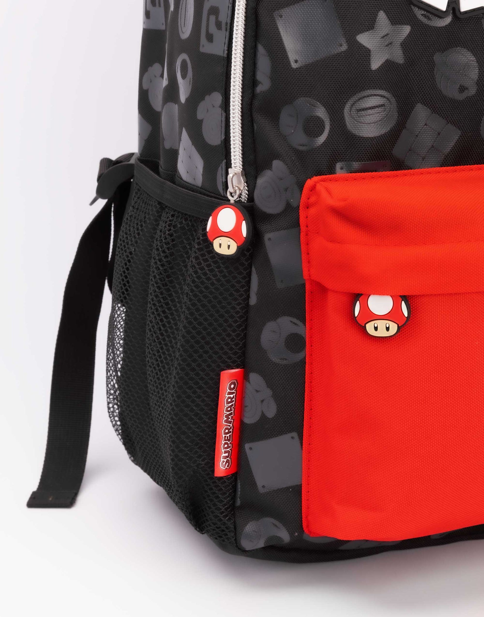 Super Mario Backpack For Kids All Over Print - Black — Vanilla Underground