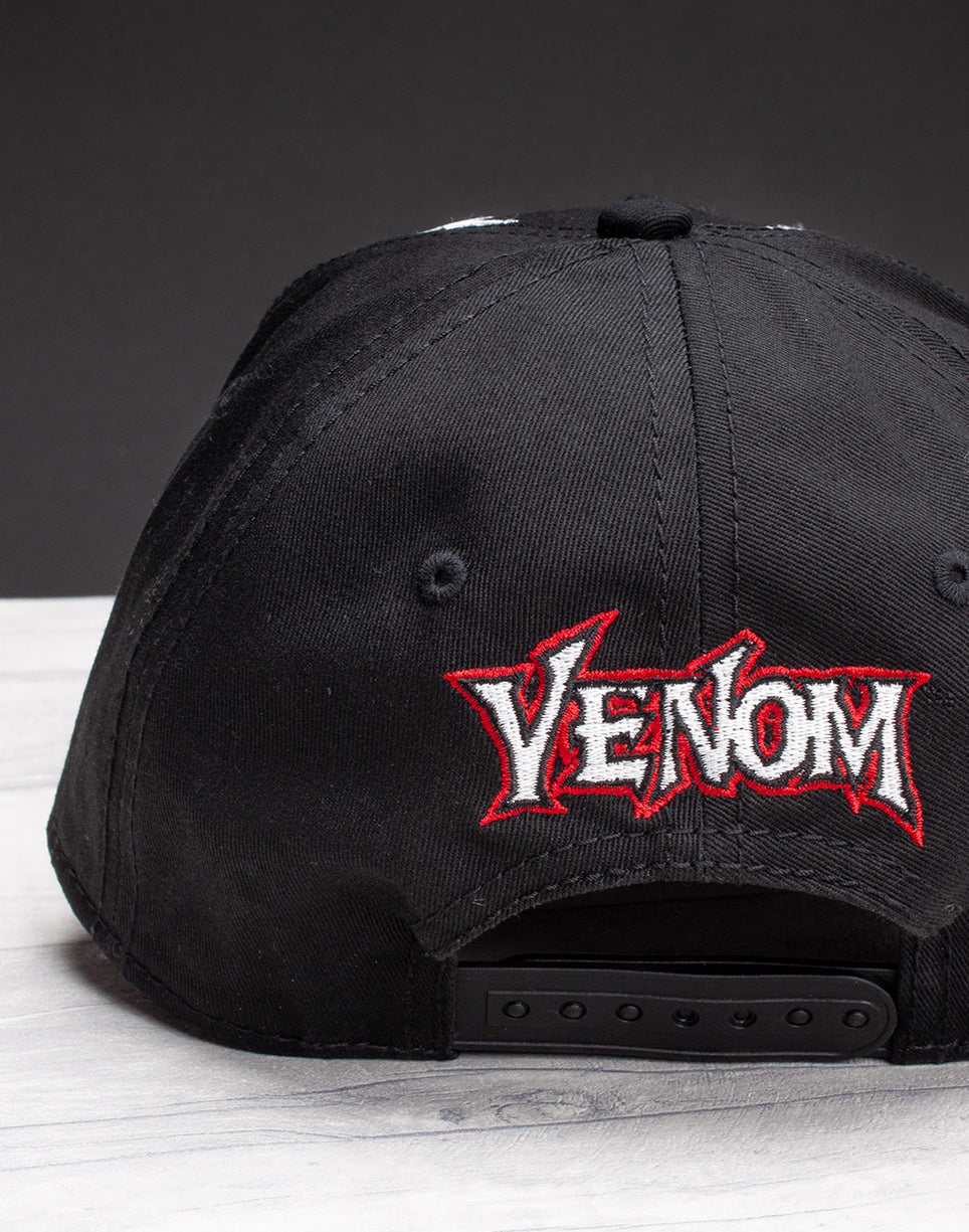 Marvel Venom Face Men's Cap Black — Vanilla Underground