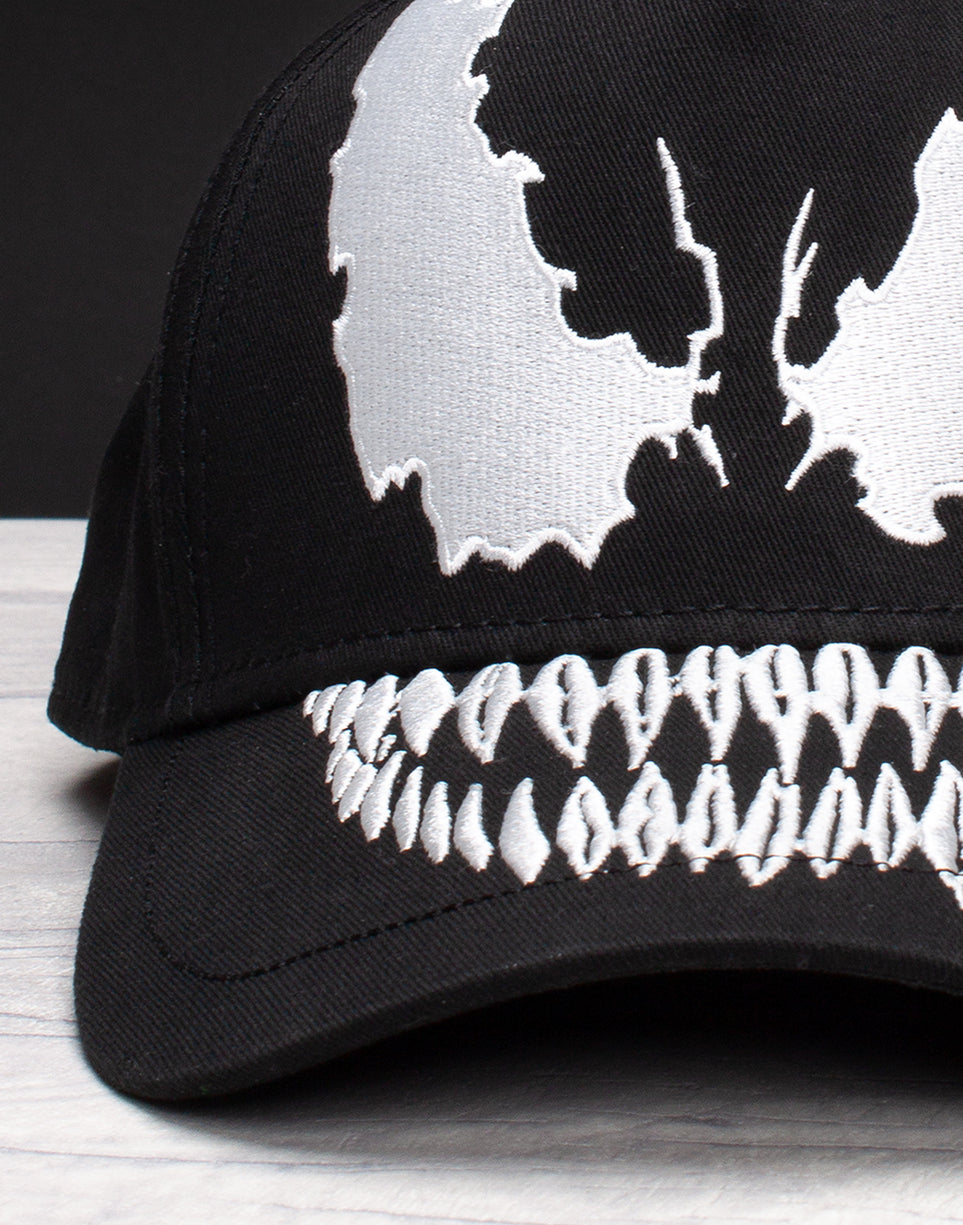 Marvel Venom Face Men's Cap Black — Vanilla Underground