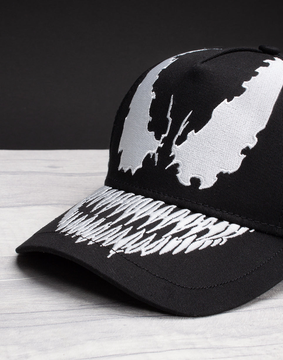 Marvel Venom Face Men's Cap Black — Vanilla Underground