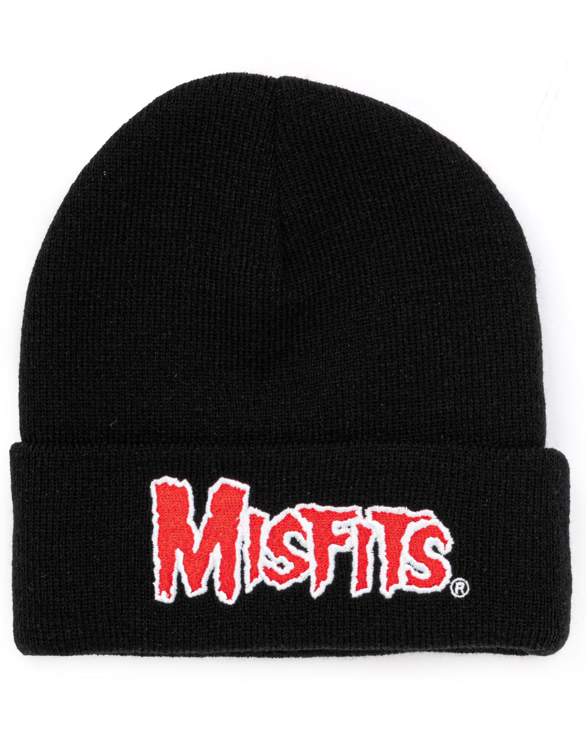 Misfits Red Logo Band Beanie Black — Vanilla Underground