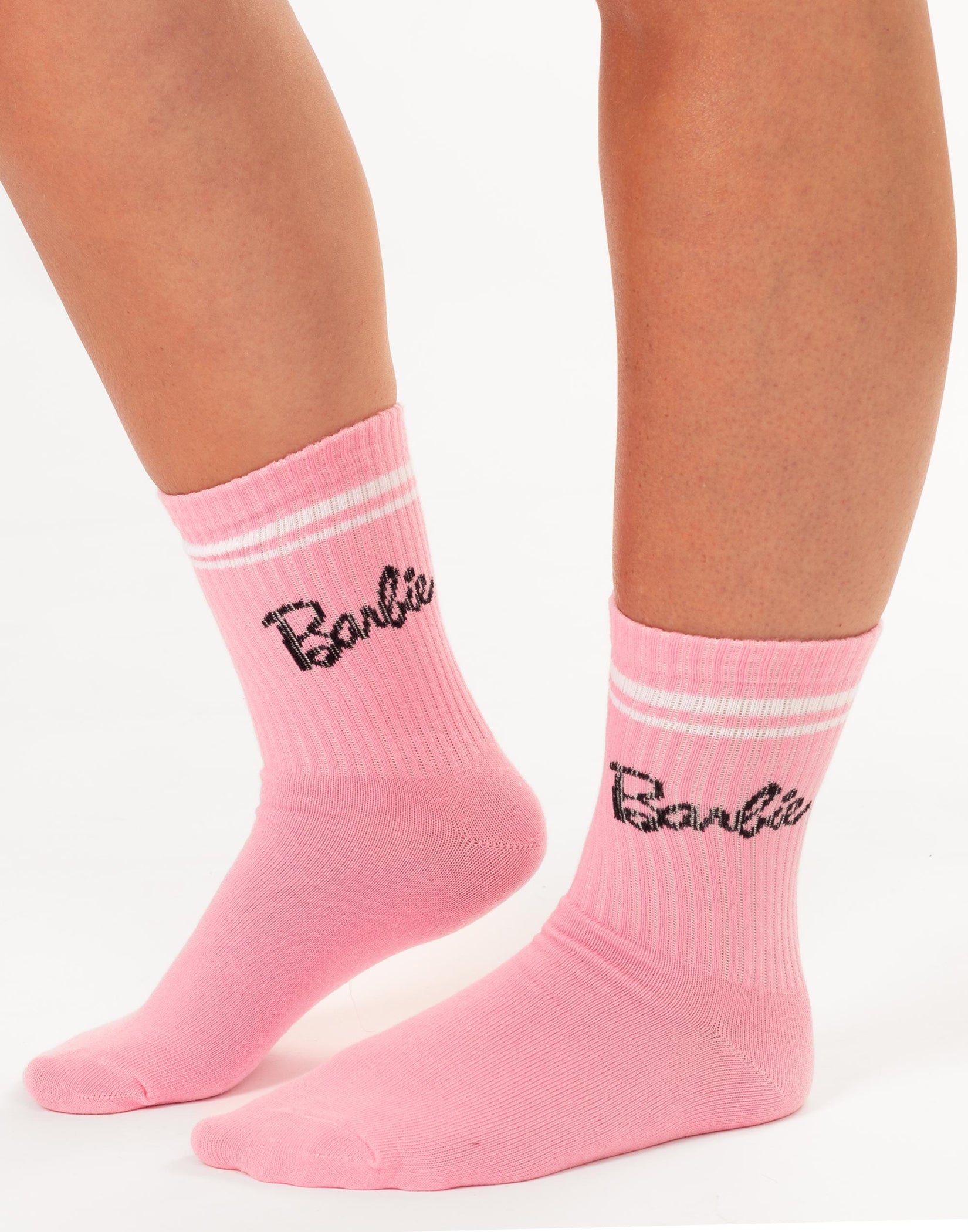 Barbie Ladies Crew Socks Assorted 3 Pack — Vanilla Underground