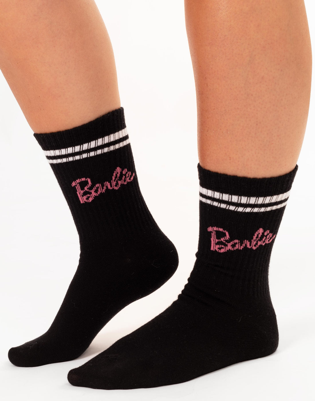 Barbie Ladies Crew Socks Assorted 3 Pack — Vanilla Underground