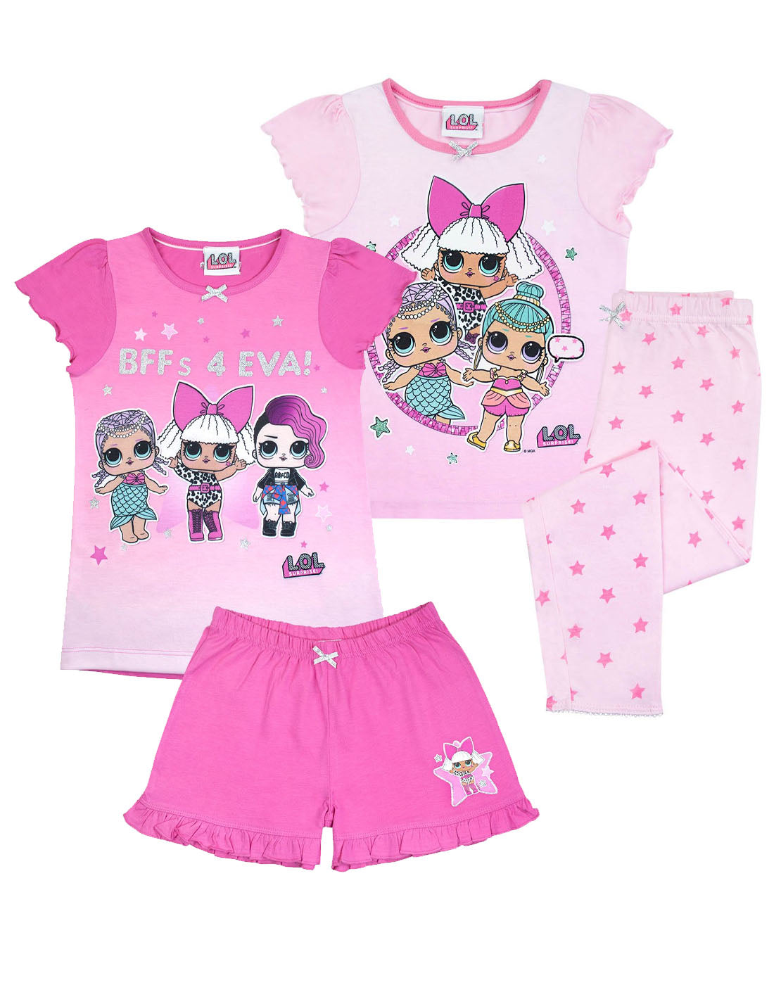 LOL Surprise Girls 2 Pack Pyjamas Bundle — Vanilla Underground