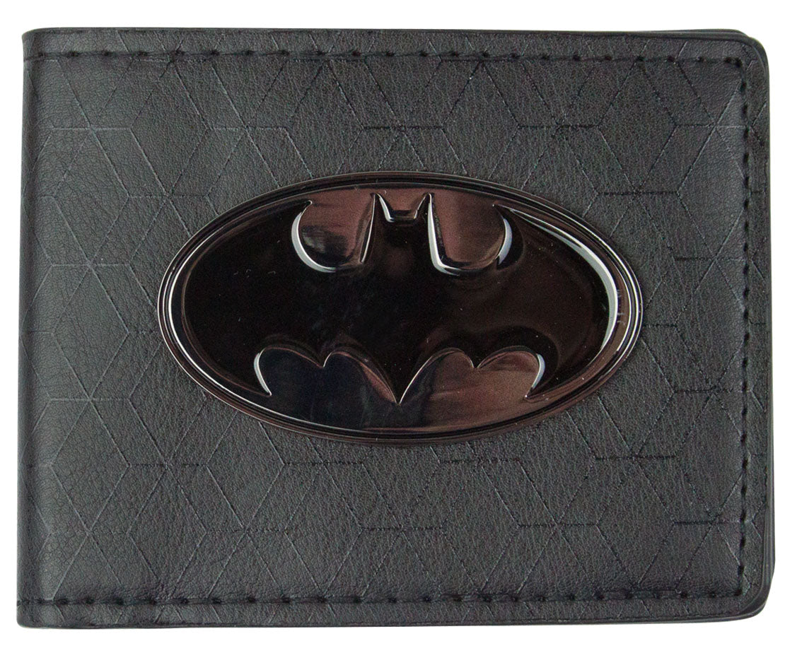 Batman Metallic Crest Wallet — Vanilla Underground