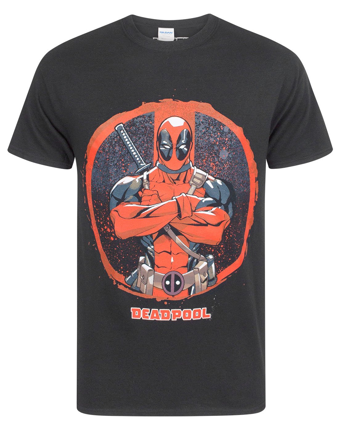 Marvel Deadpool Arms Crossed Men's T-Shirt — Vanilla Underground