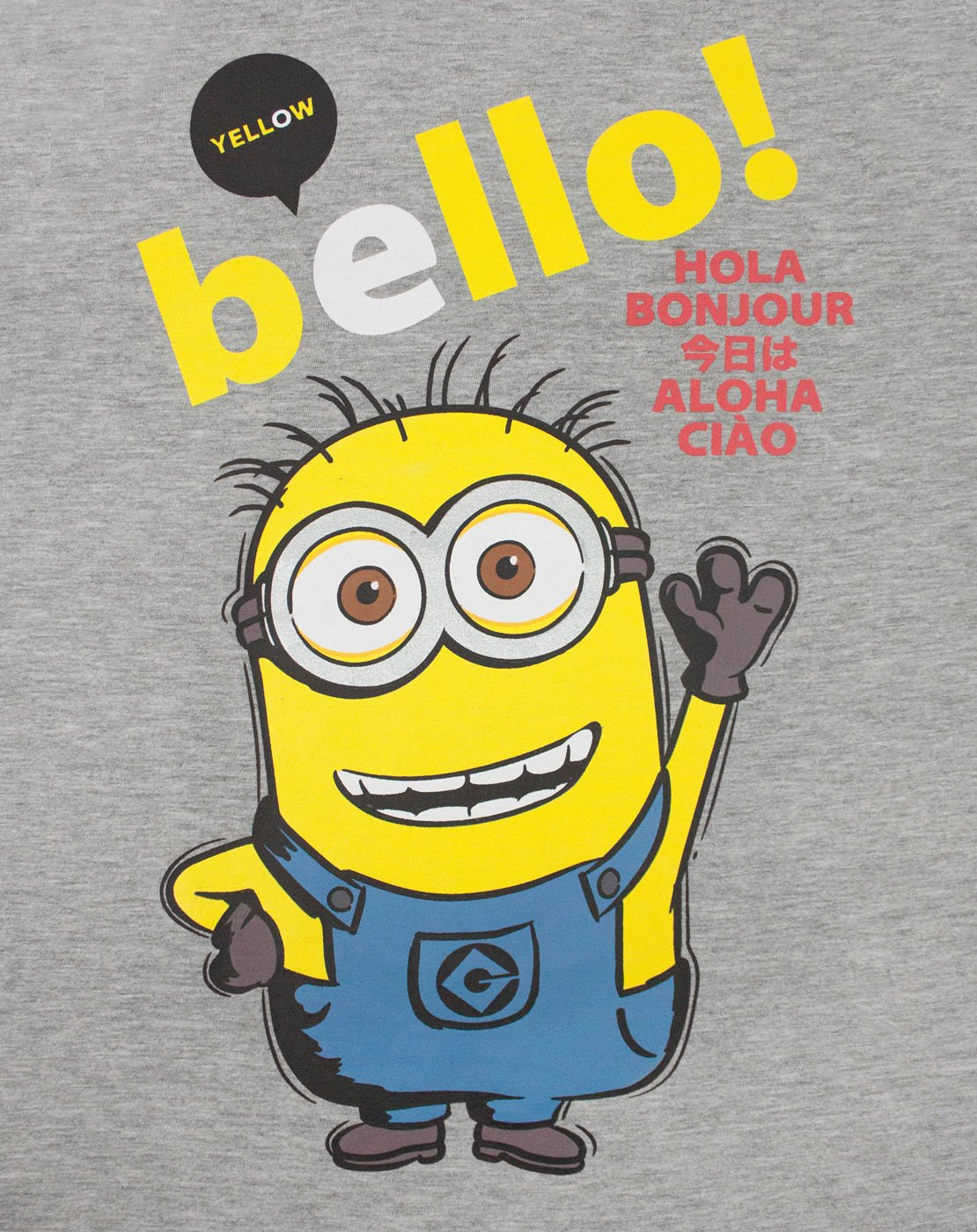Despicable Me Bello Minion Grey Boy's T-Shirt — Vanilla Underground