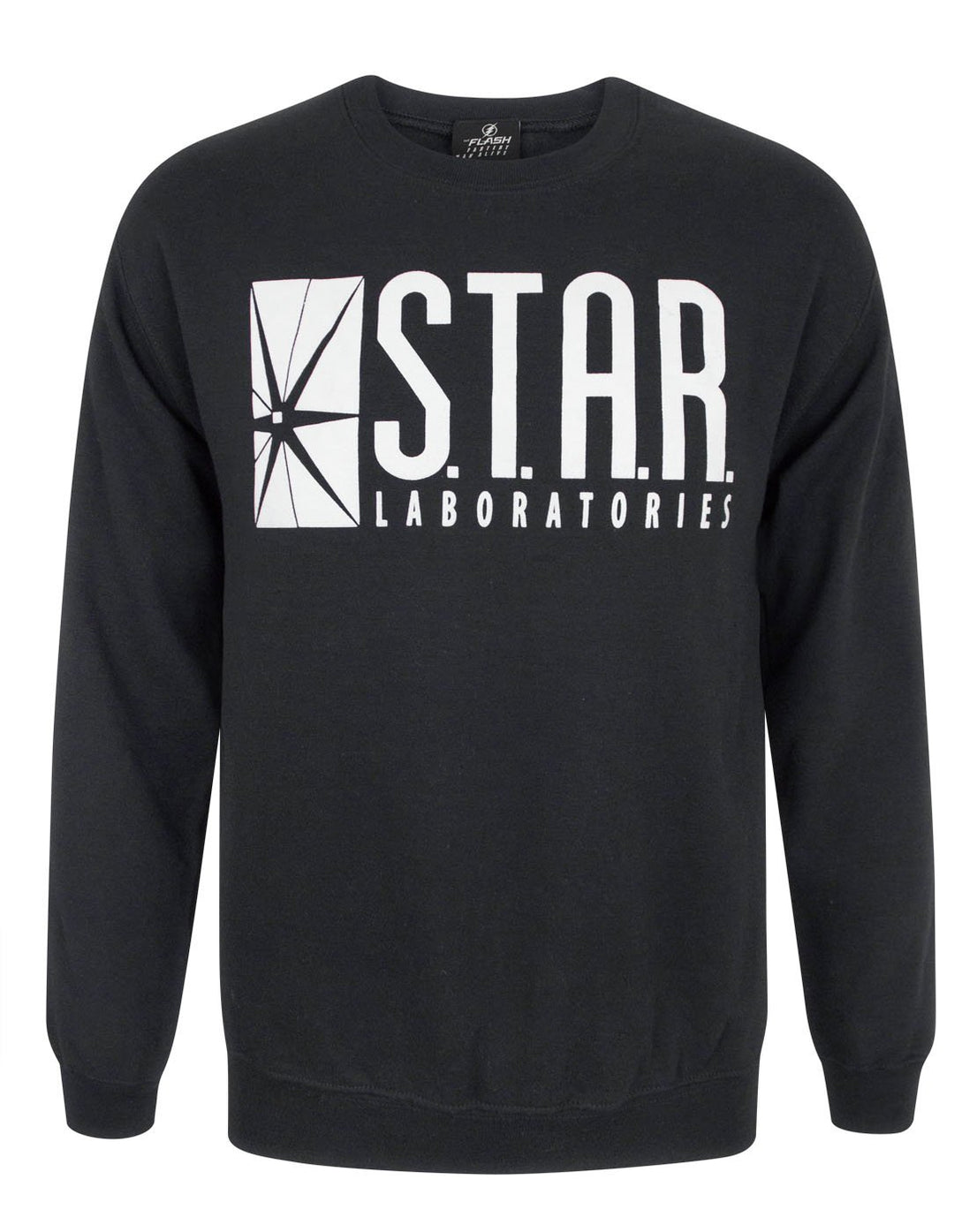 The Flash TV STAR Laboratories Mens Navy Sweatshirt — Vanilla Underground