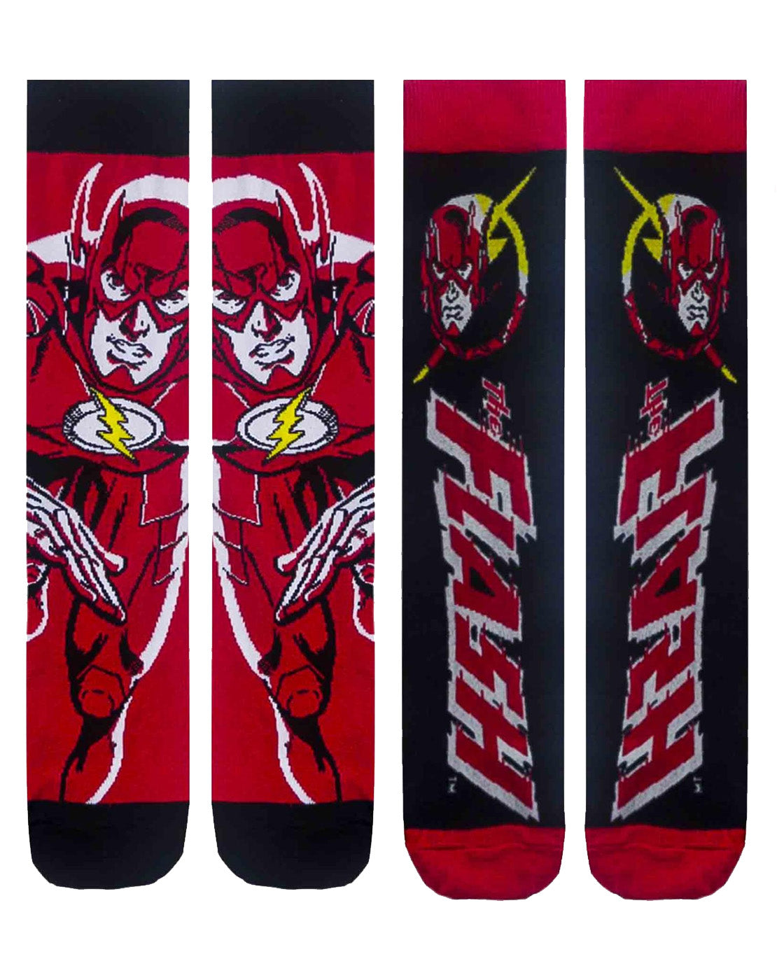 The Flash Men's Socks DC Comics Pack of 2 Sizes 7-11 UK — Vanilla ...