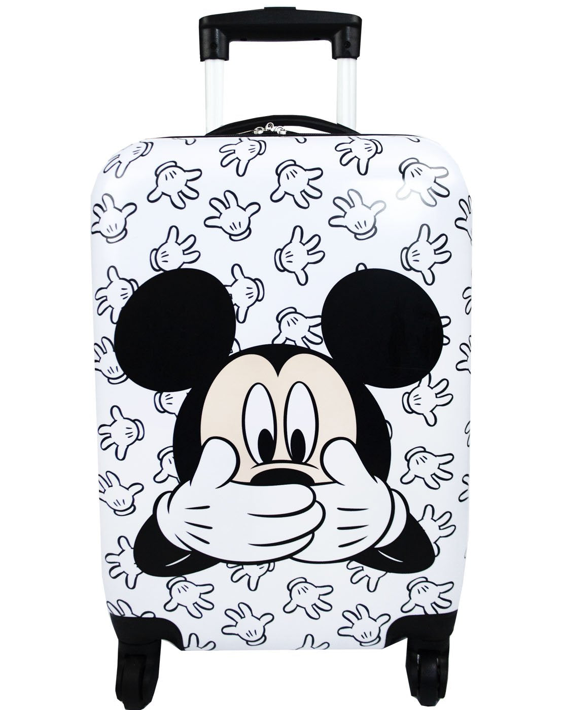 Disney Mickey Mouse Hard Cover Carry On Trolley Suitcase 53.5x33x22cm ...