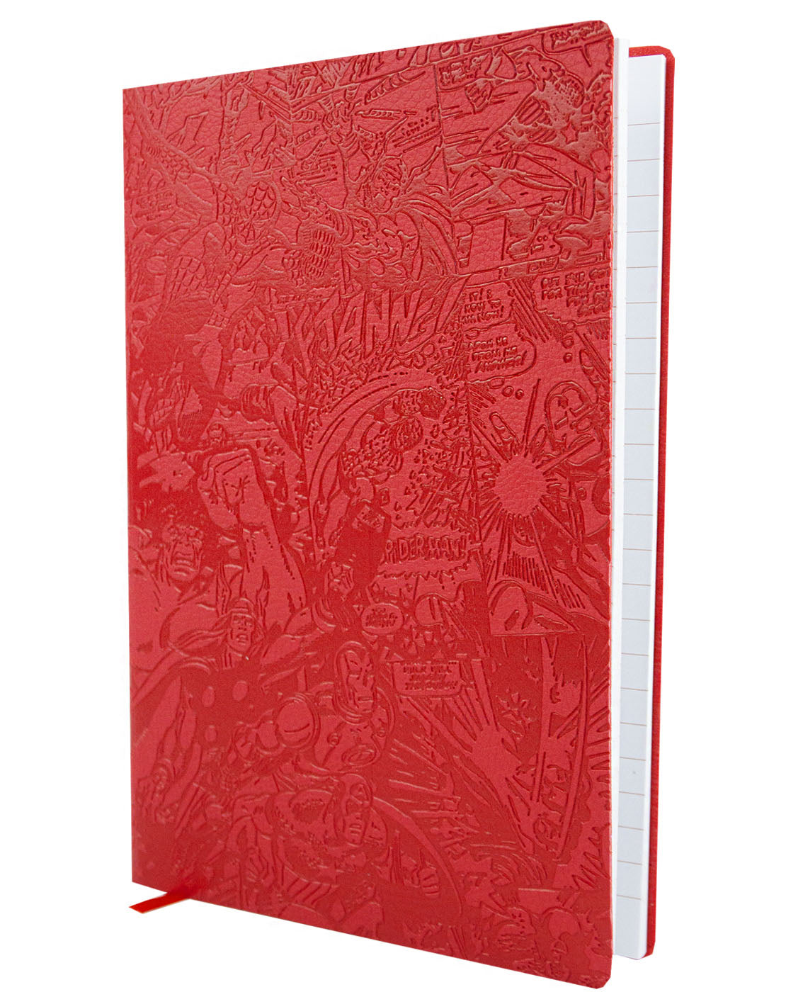 Retro Marvel Comic Red Superhero Character Flexi Notebook — Vanilla ...