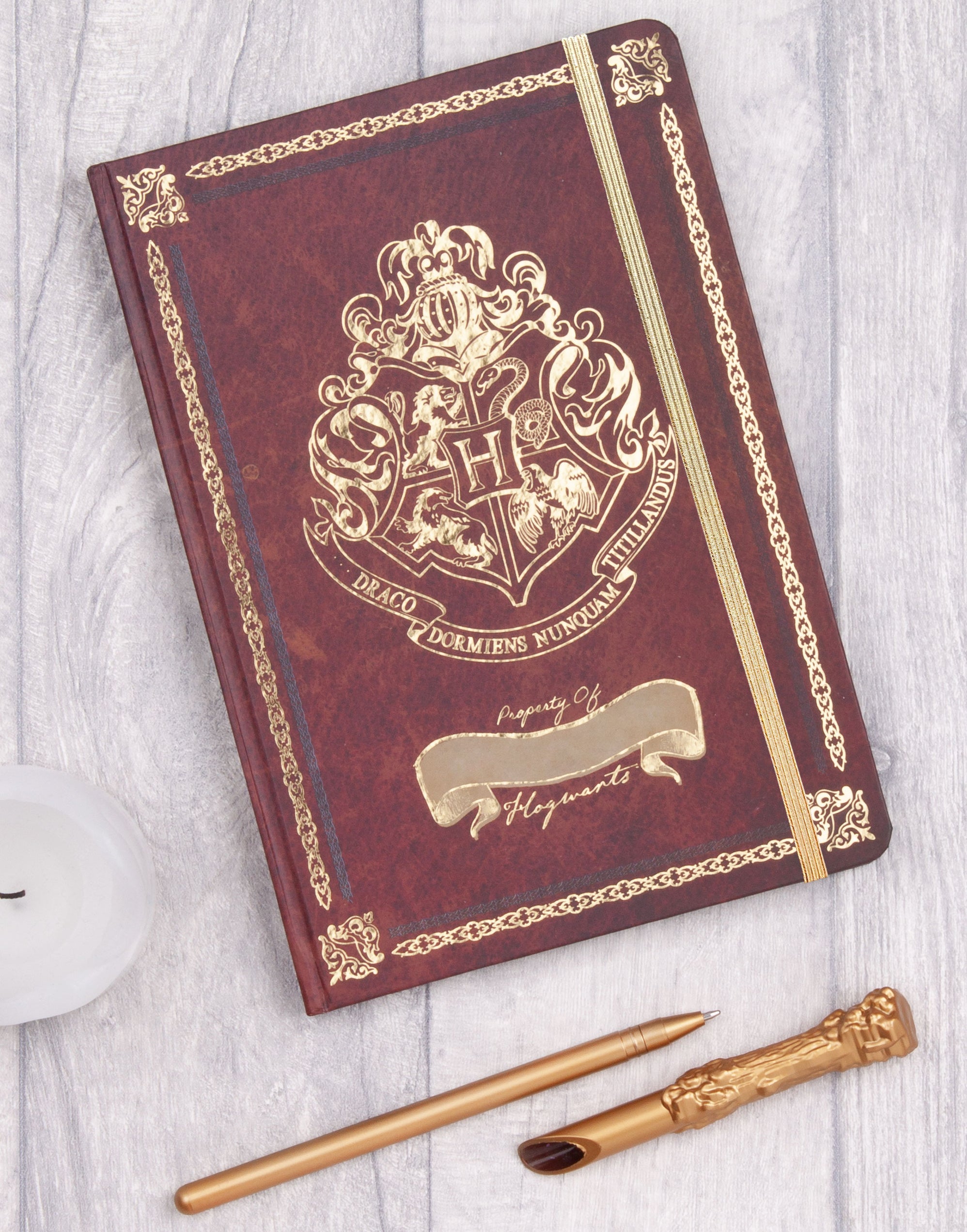 Harry Potter Notebook and Wand Pen Stationery Gift Set — Vanilla ...