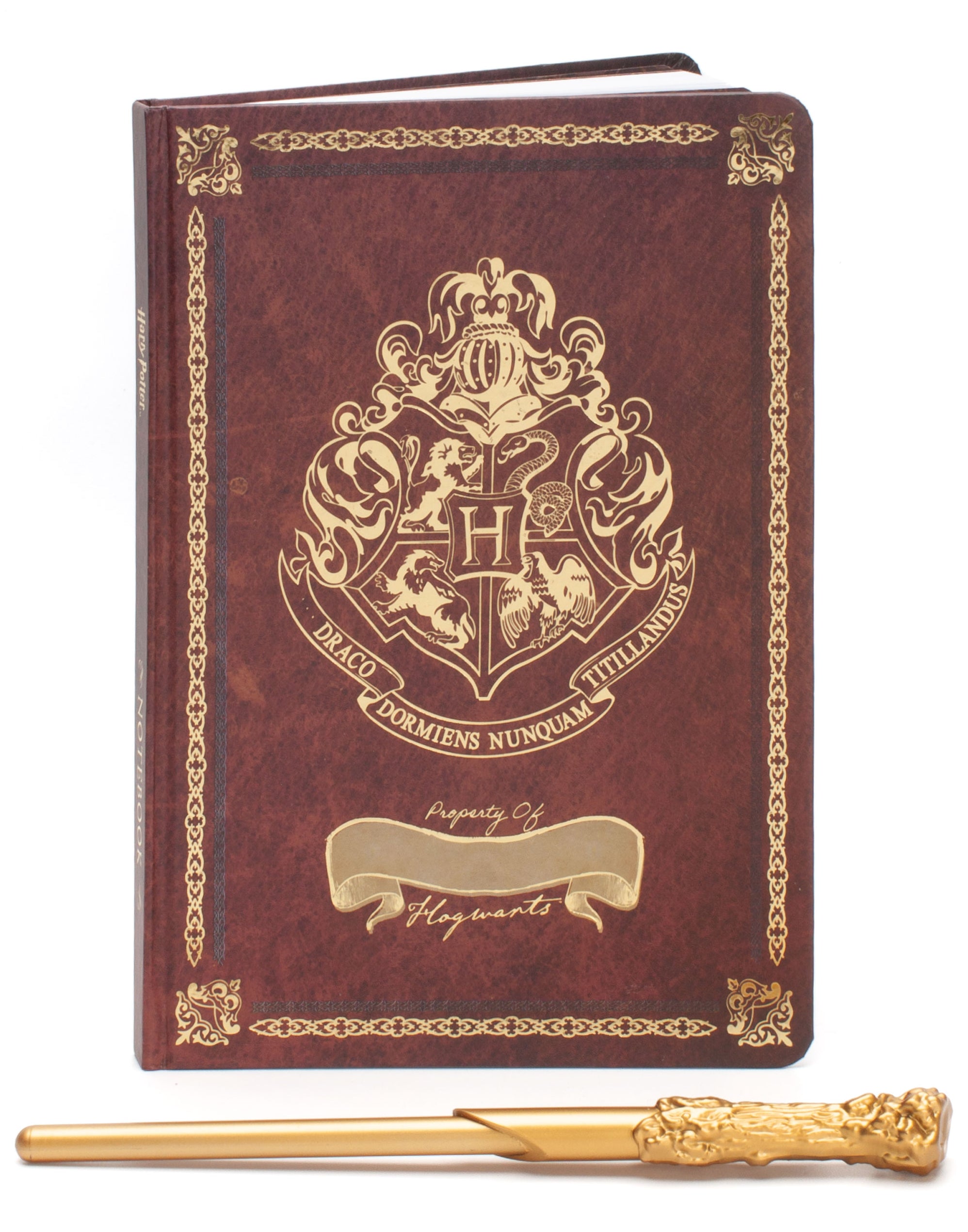 Harry Potter Notebook and Wand Pen Stationery Gift Set — Vanilla ...