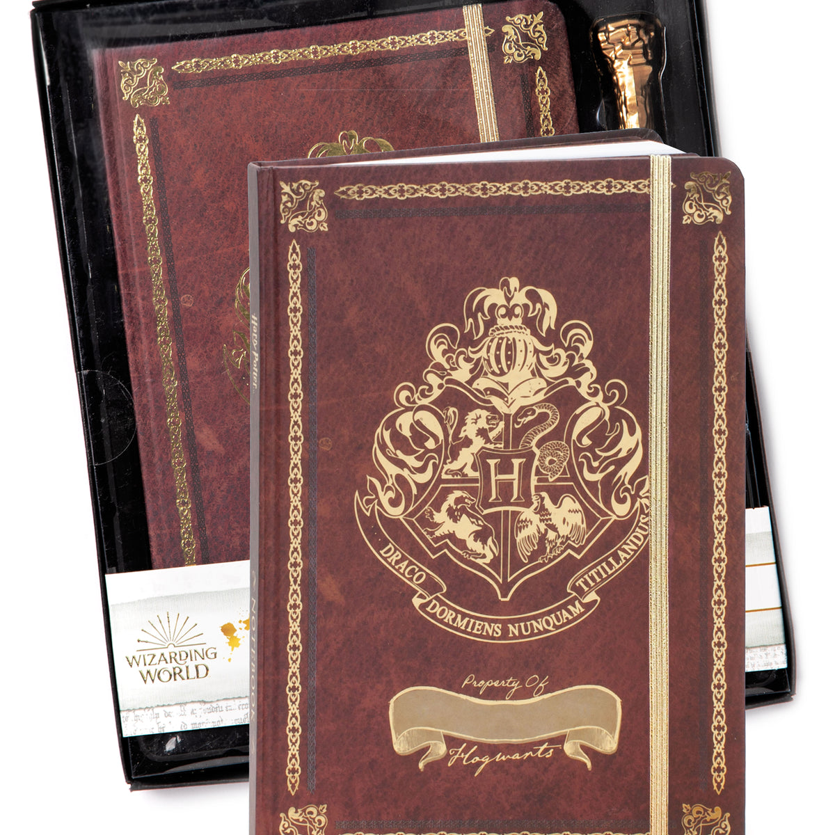 Harry Potter Notebook and Wand Pen Stationery Gift Set — Vanilla ...