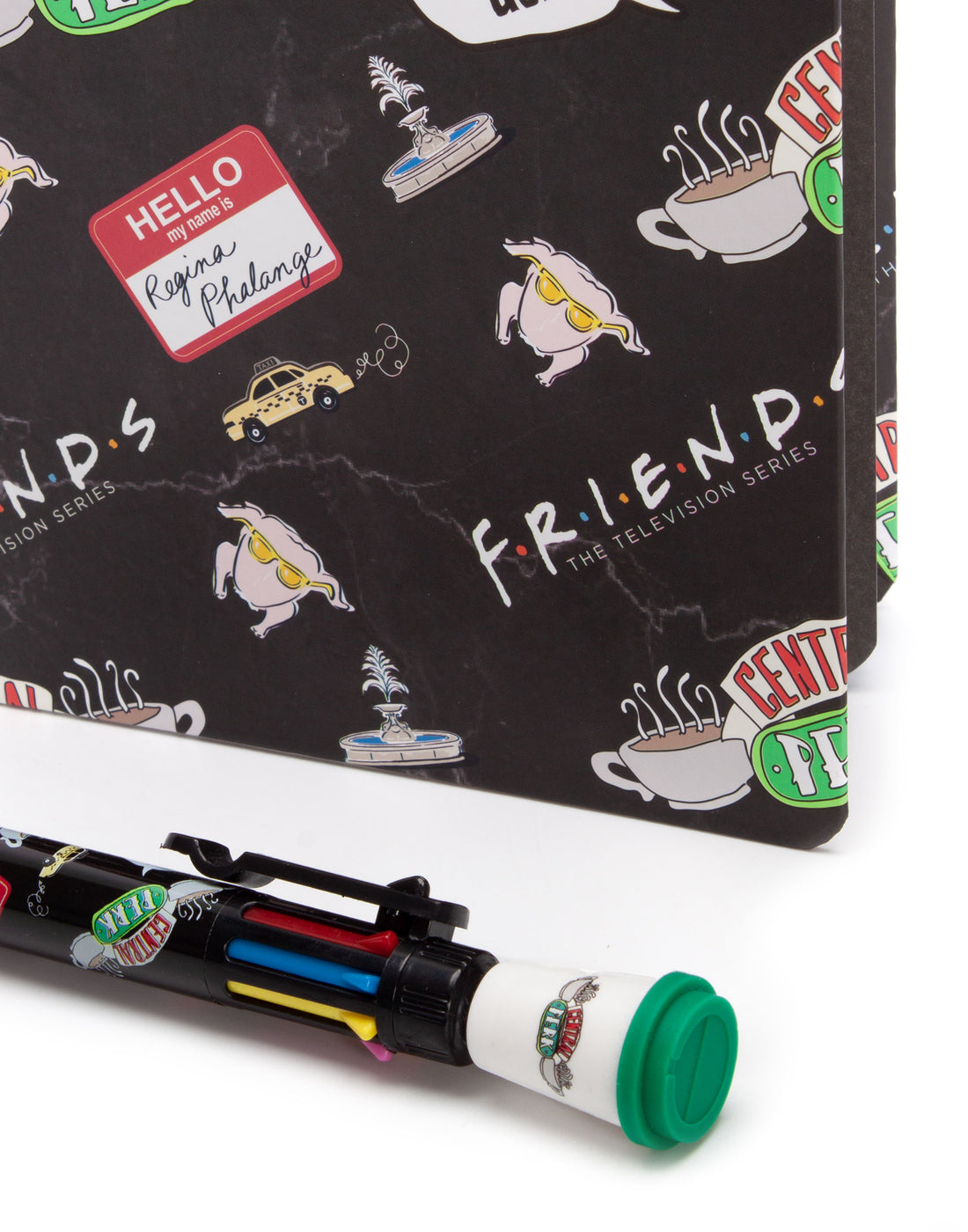 Friends Notebook and Multi-Colour Pen Stationery Set — Vanilla Underground
