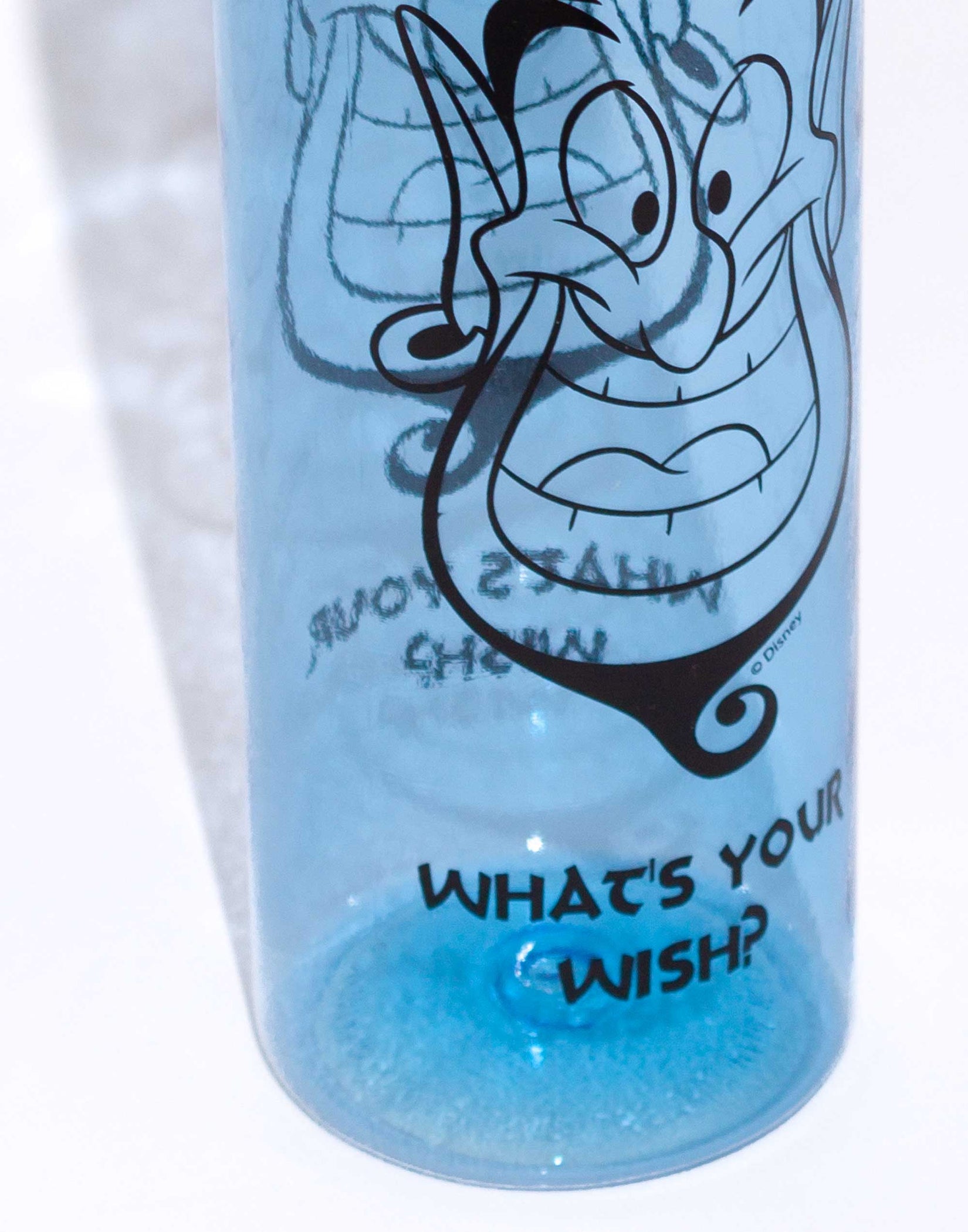 Disney Aladdin Water Bottle - Transparent Blue — Vanilla Underground