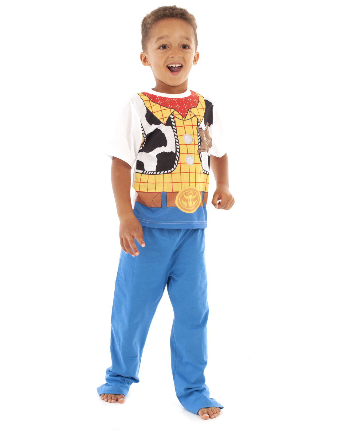 Disney Toy Story Woody Costume Kids Pyjama Nightwear Set — Vanilla ...